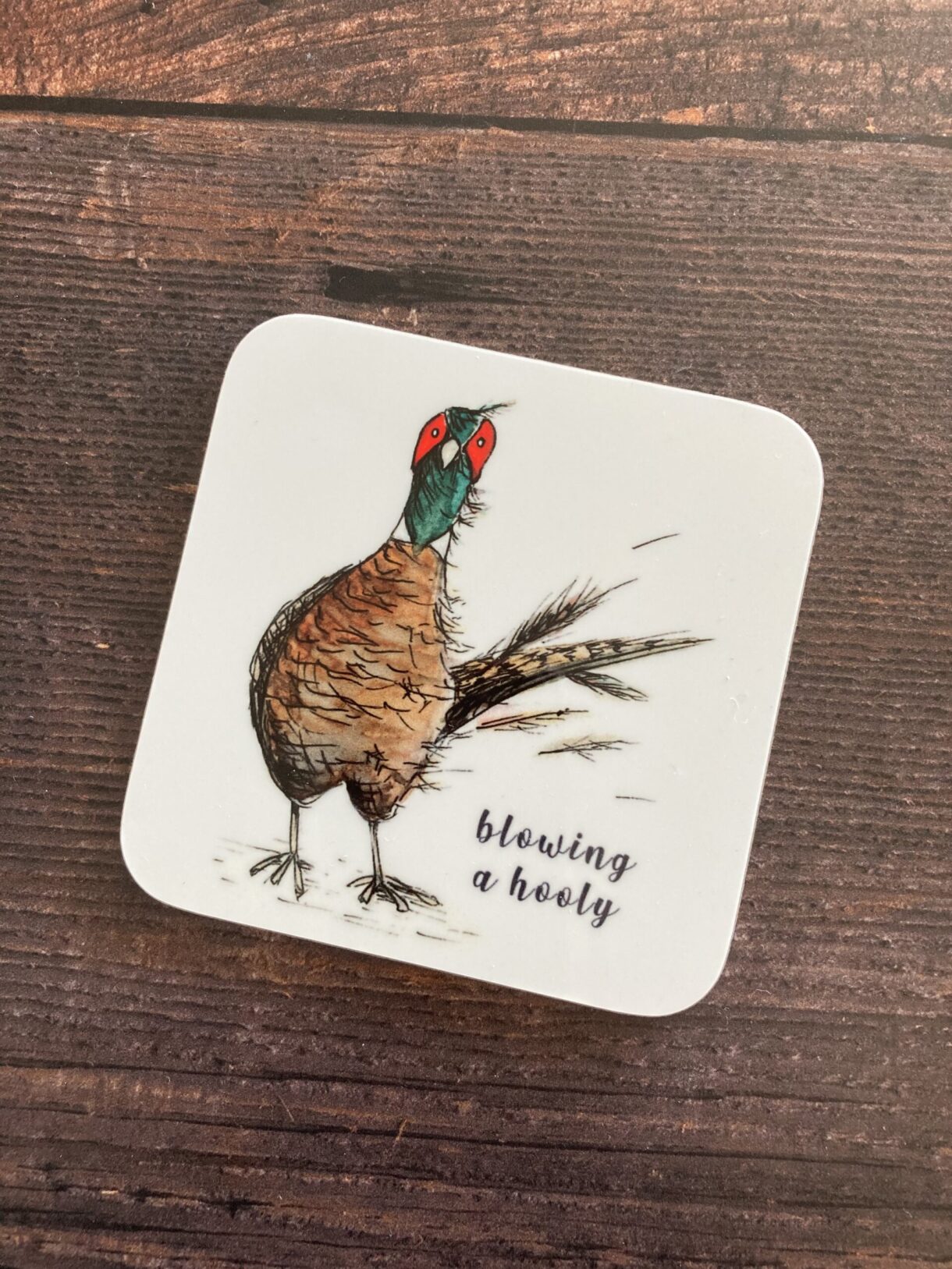 Scottish Pheasant Coaster - Billiedoo
